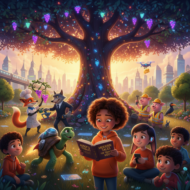 Aesop’s Fables PDF: Modern Retellings for Today’s Kids - Bed Time ...
